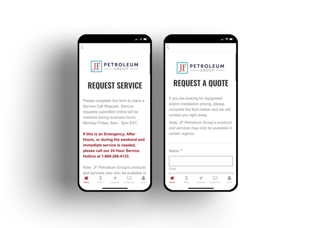 JF Petro App - JF Petroleum Group